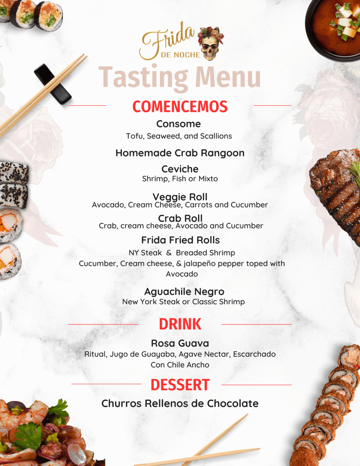 Dinner - The Frida Room